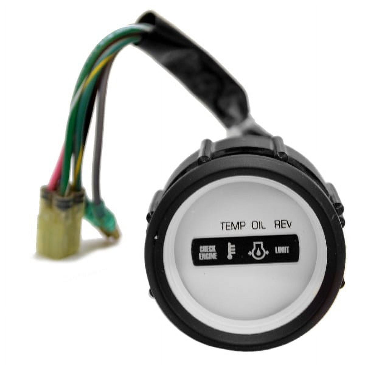 Faria Boat Suzuki Systems Check Gauge GP4815B | Black White 2 Inch ...