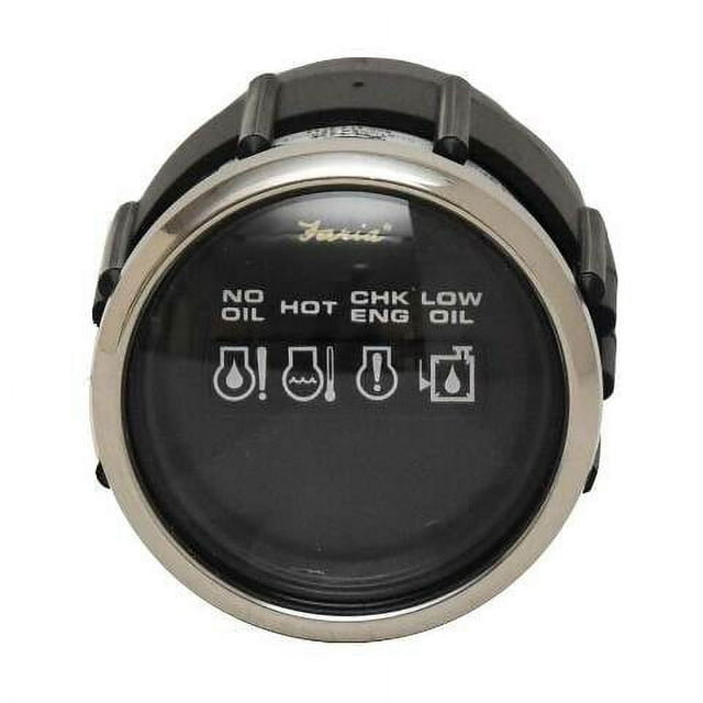 Faria Boat OMC Systems Check Gauge GPK112A | 2 Inch Silver Black ...