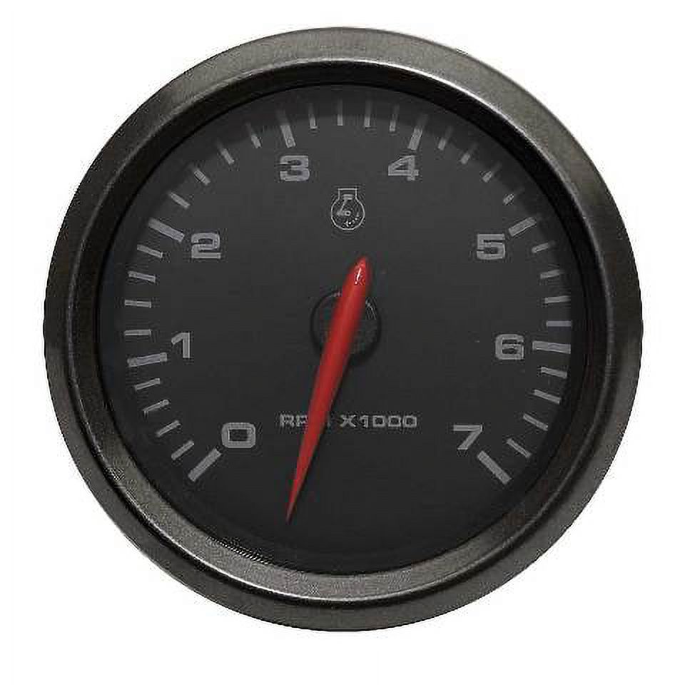 Faria Boat Tachometer Gauge TC5011B | Trophy 3 1/4 Inch Metallic Black ...