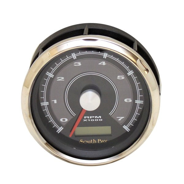 Faria Boat Tachometer Gauge THC617A | South Bay 3 3/8 Inch W/ Hour ...