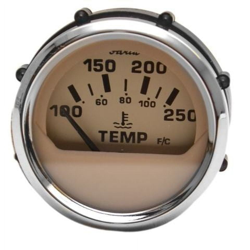 Faria Boat Temperature Gauge GP9474A | Euro Series 2 Inch - Walmart.com