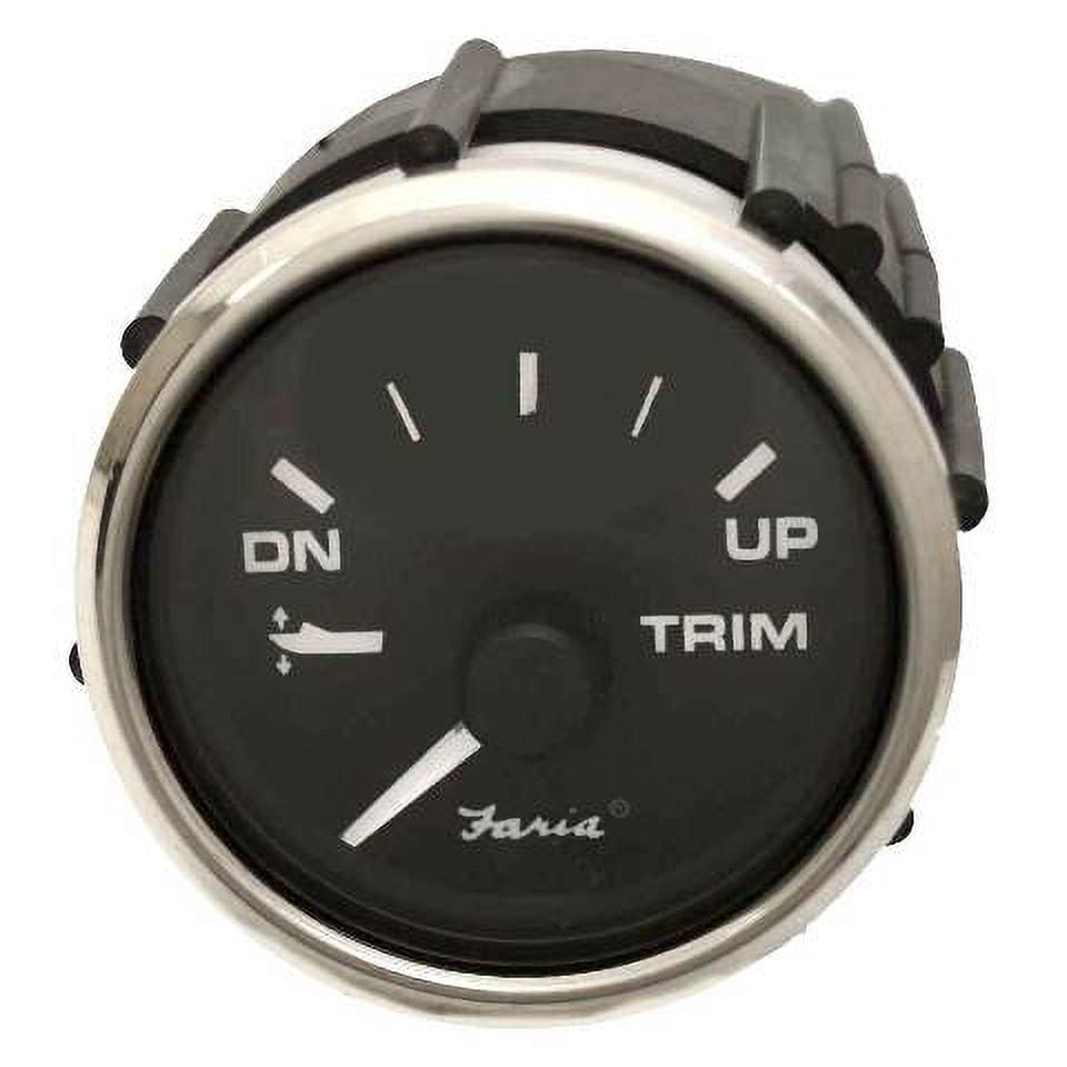 Faria Boat Trim Gauge GBC042A | Bennington 2 Inch Evinrude Johnson ...