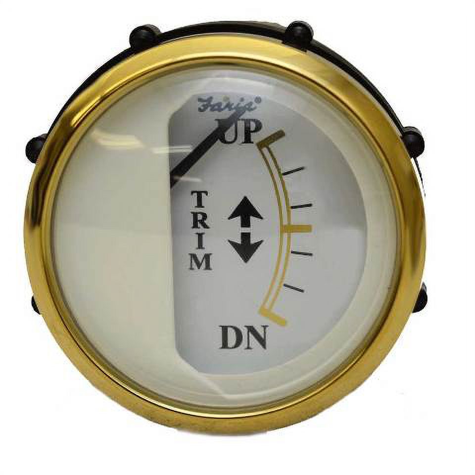 Faria Boat Trim Gauge GP4415A | Mercury Heritage 2 Inch - Walmart.com