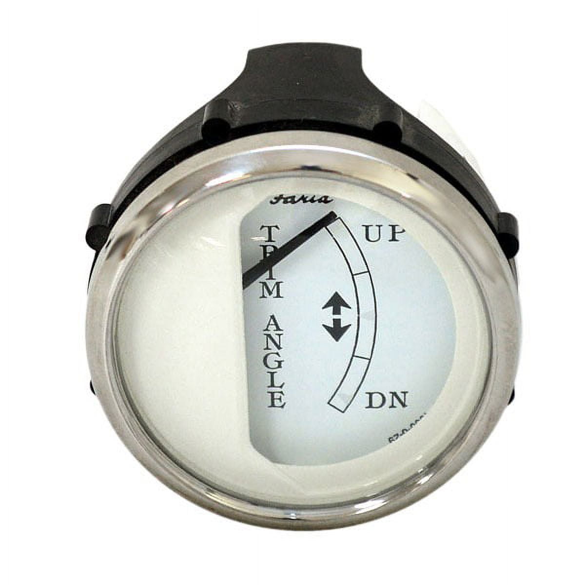 Faria Boat Trim Gauge GP4425A | OMC Evinrude Heritage 2 Inch - Walmart.com