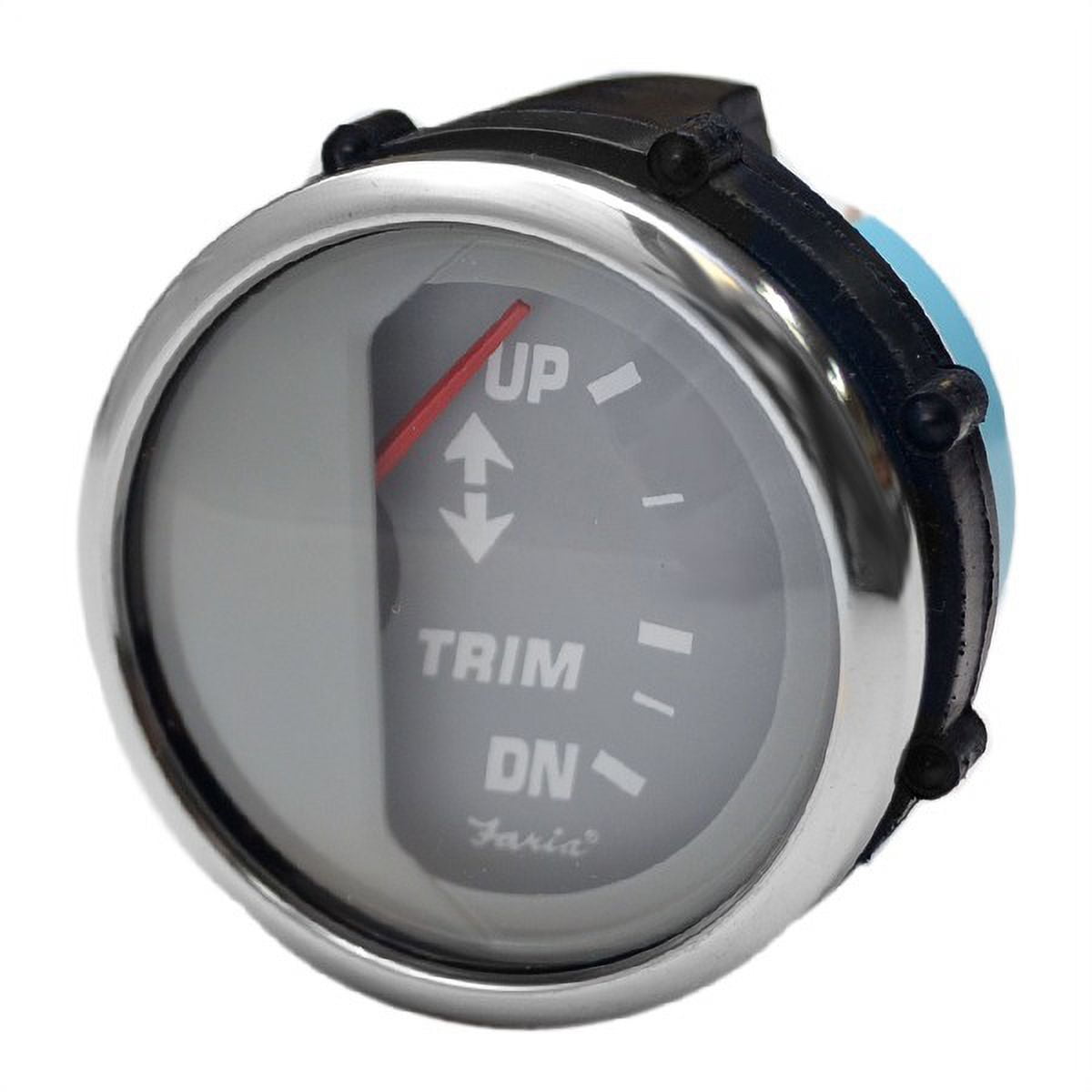 Faria Boat Trim Gauge GP4435A | Mercury / Yamaha Professional Gray ...