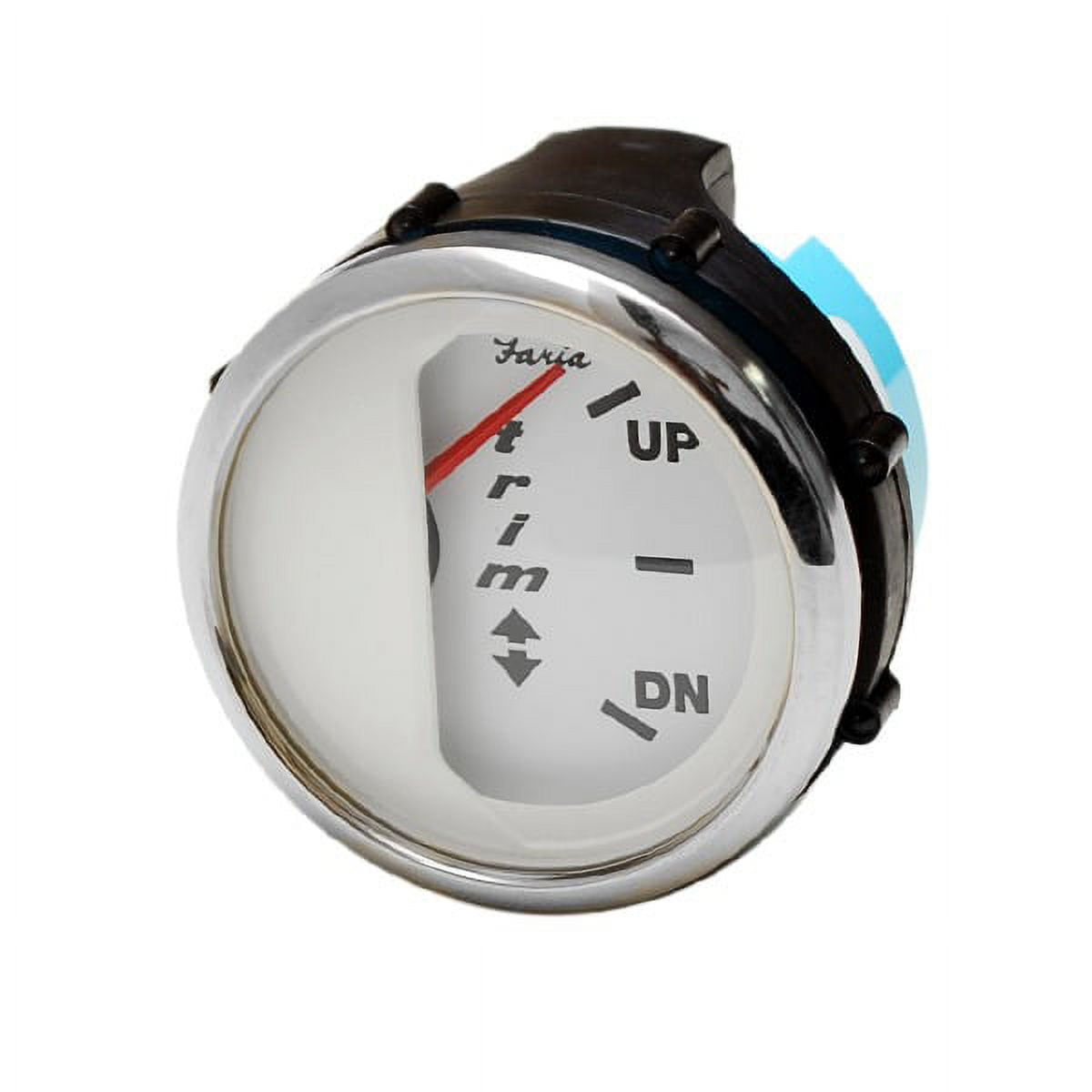 Faria Boat Trim Gauge GP4475A | Evinrude Euro Sport 2 Inch Silver White ...
