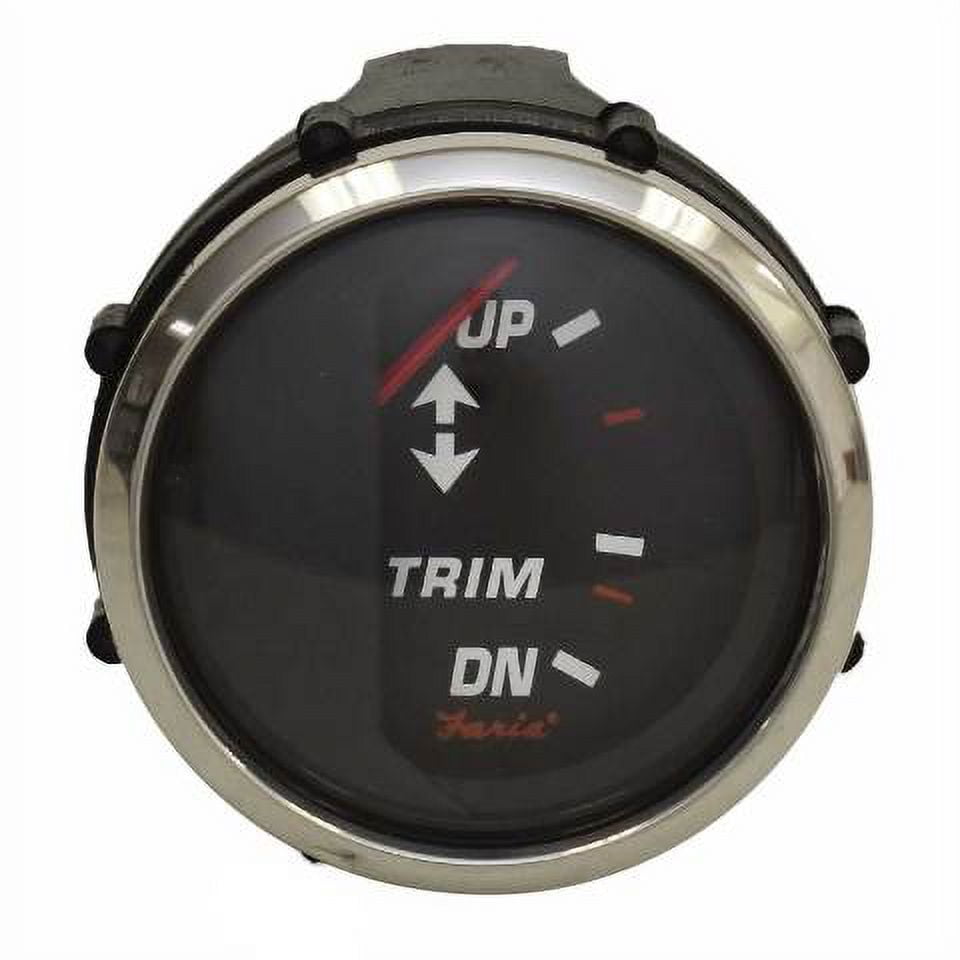 Faria Boat Trim Gauge GP4509A | Professional Red Mercury 2 Inch ...