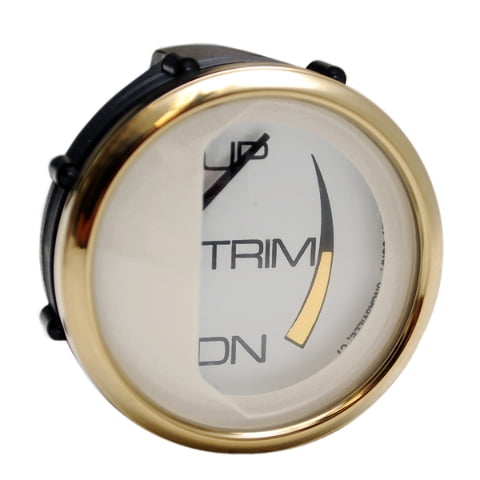 Faria Boat Trim Gauge GP4511A | Mercury / Yamaha Prestige Gold 2 Inch ...