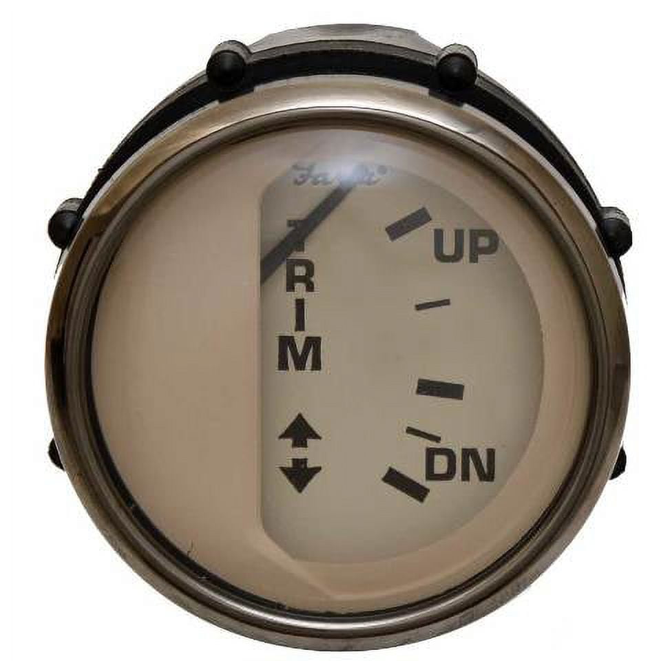 Faria Boat Trim Gauge GP4522A | Mercury Euro Titanium Beige 2 Inch ...