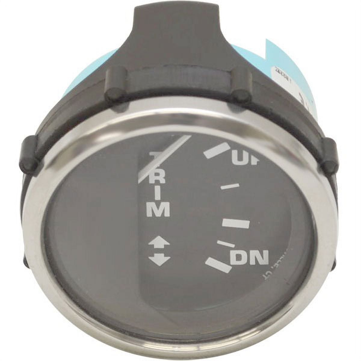 Faria Boat Trim Gauge GP4530-1A | Mercury 2 Inch Euro Silver Black ...