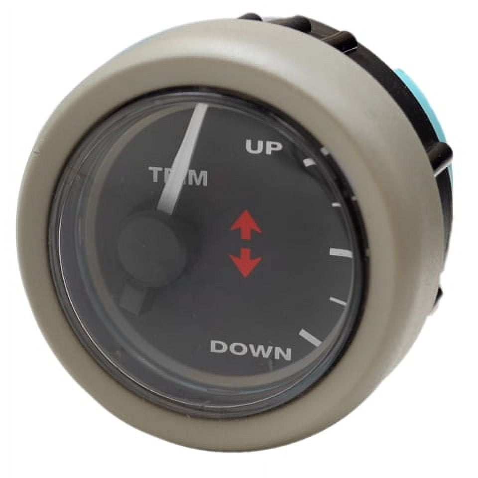 Faria Boat Trim Gauge GP7257A | Mercury Yamaha Bayliner 2 Inch Black ...