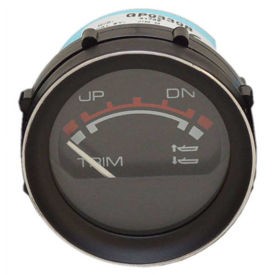 Faria Boat Trim Gauge GP9339B | Mercury Volvo Yamaha 2 Inch Black ...