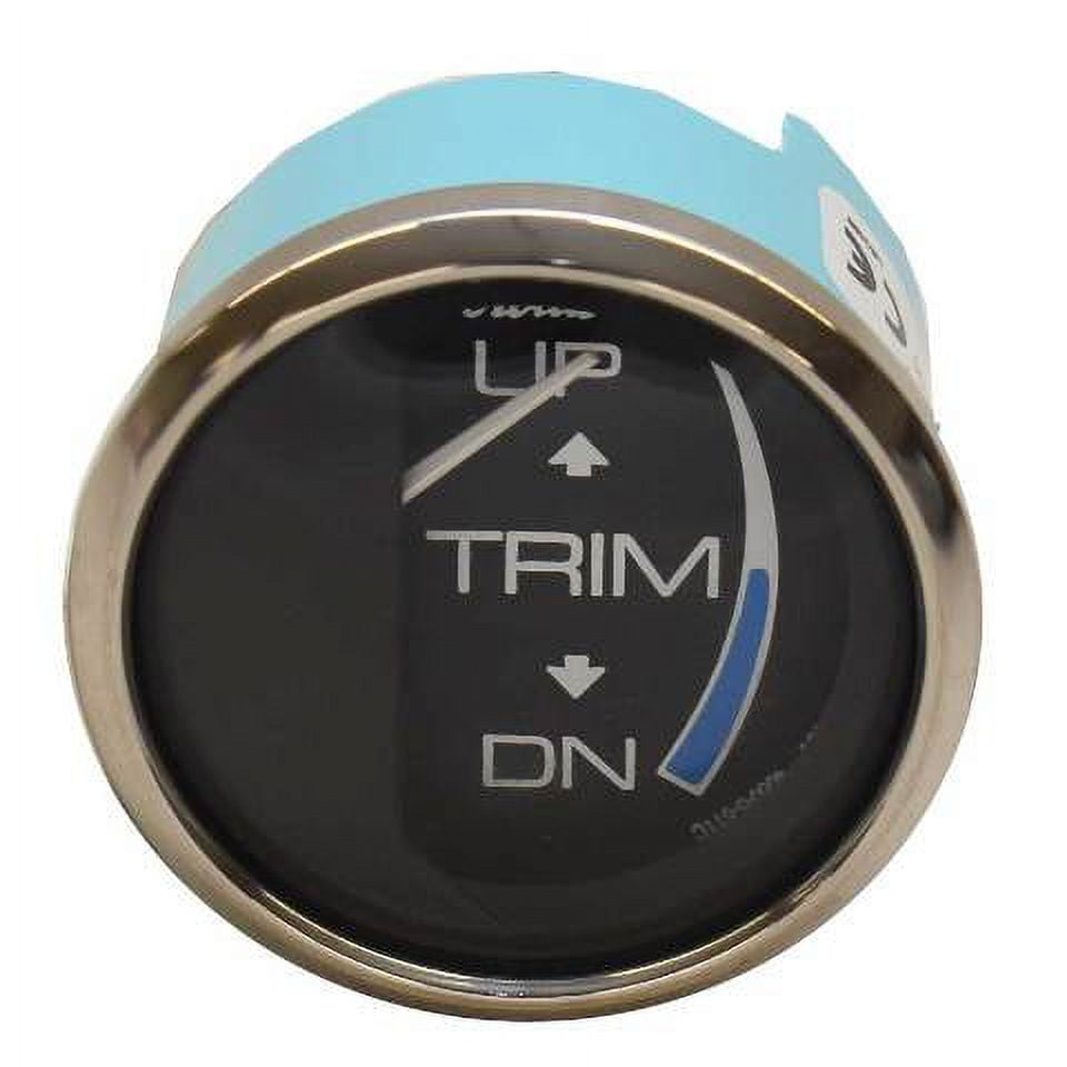 Faria Boat Trim Gauge GP9414B | Chesapeake Black SS 2 Inch Mercury ...