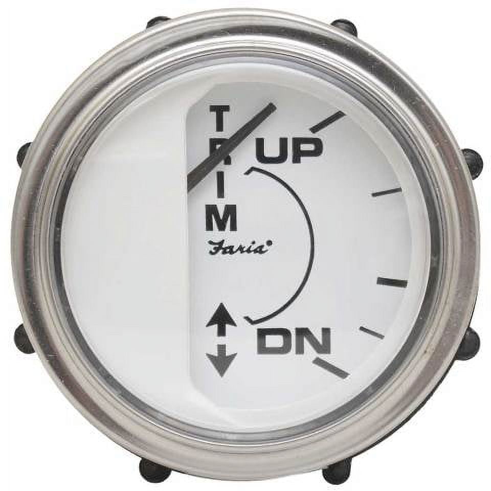 Faria Boat Trim Gauge GP9646A | Baja Mercury Flush Mount 2 Inch ...