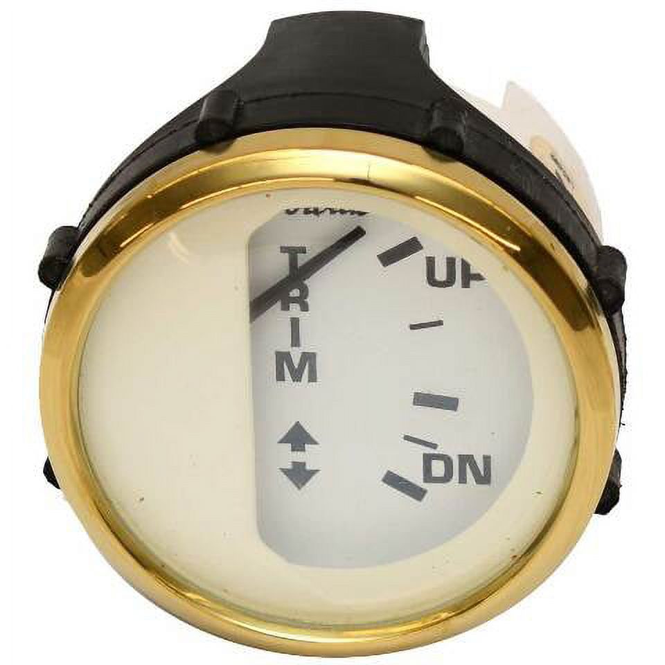 Faria Boat Trim Gauge GP9760A | Euro Gold Mercury 2 Inch - Walmart.com