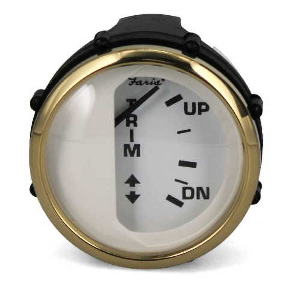 Faria Boat Trim Gauge GP9760A | Wellcraft Euro Gold Mercury 2 Inch ...