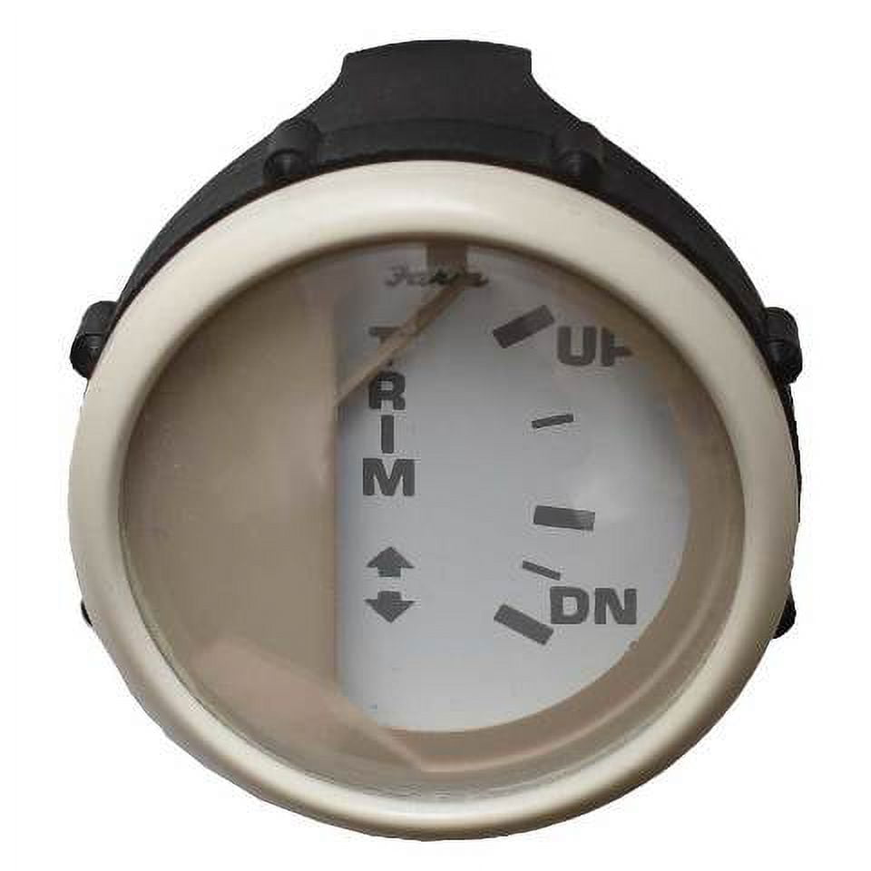 Faria Boat Trim Gauge GP9871A | 2 Inch Mercury Cream Beige - Walmart.com
