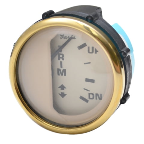 Faria Boat Trim Gauge GP9970A | Euro Gold Mercury Volvo Yamaha 2 Inch ...