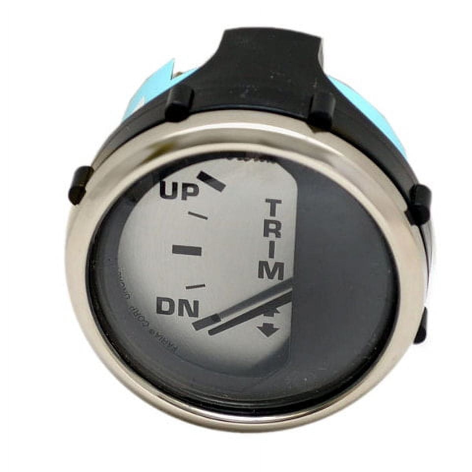 Faria Boat Trim Gauge GP9980A | OMC Spun Silver 2 Inch - Walmart.com