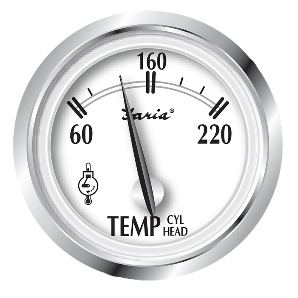 Faria Newport SS 2" Cylinder Head Temperature Gauge w/Sender - 60 to ...