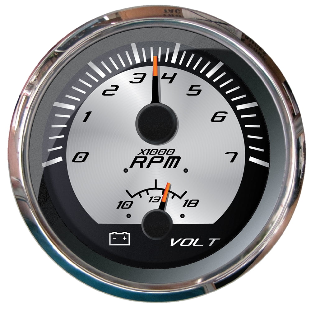 Faria Beede Instruments 22016 4 in. Platinum Multi-Function Tachometer ...