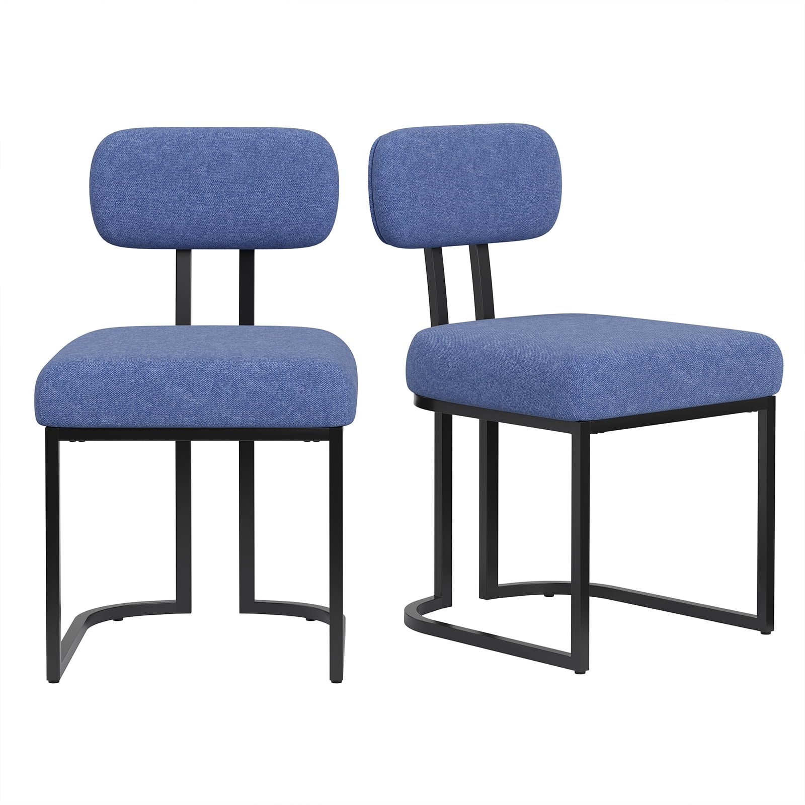 Farini 2 Dining Room Chairs,Mid Century Modern Kitchen Chairs with Back ...