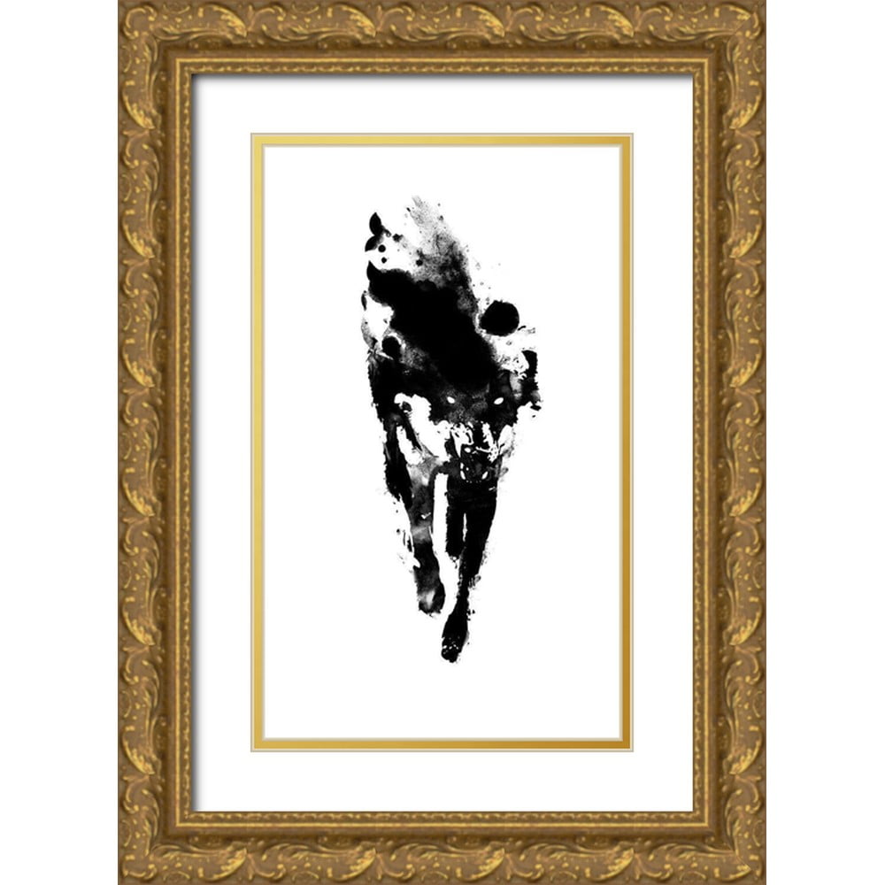 Farkas, Robert 12x18 Gold Ornate Wood Framed with Double Matting Museum ...