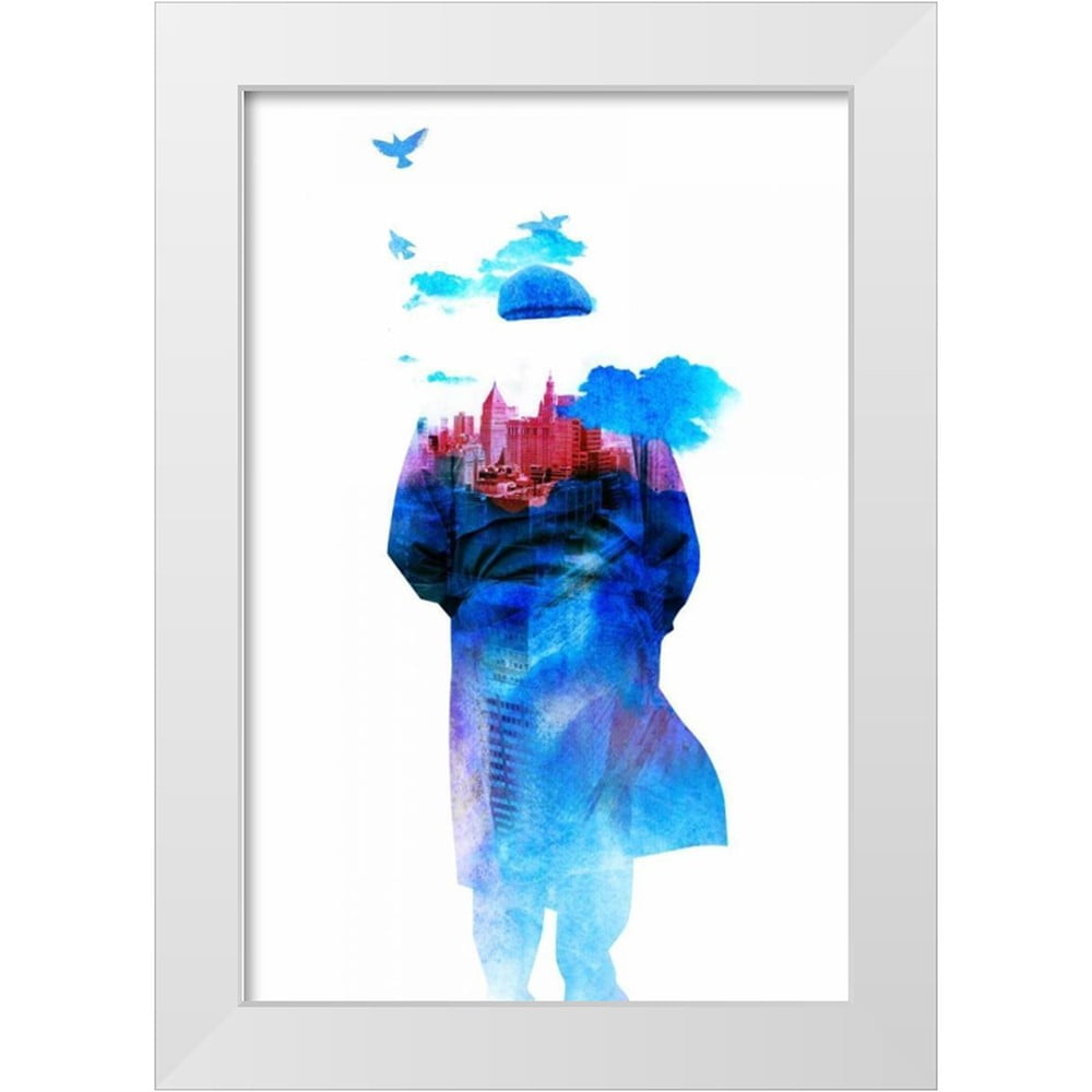 Farkas, Robert 17x24 White Modern Wood Framed Museum Art Print Titled ...