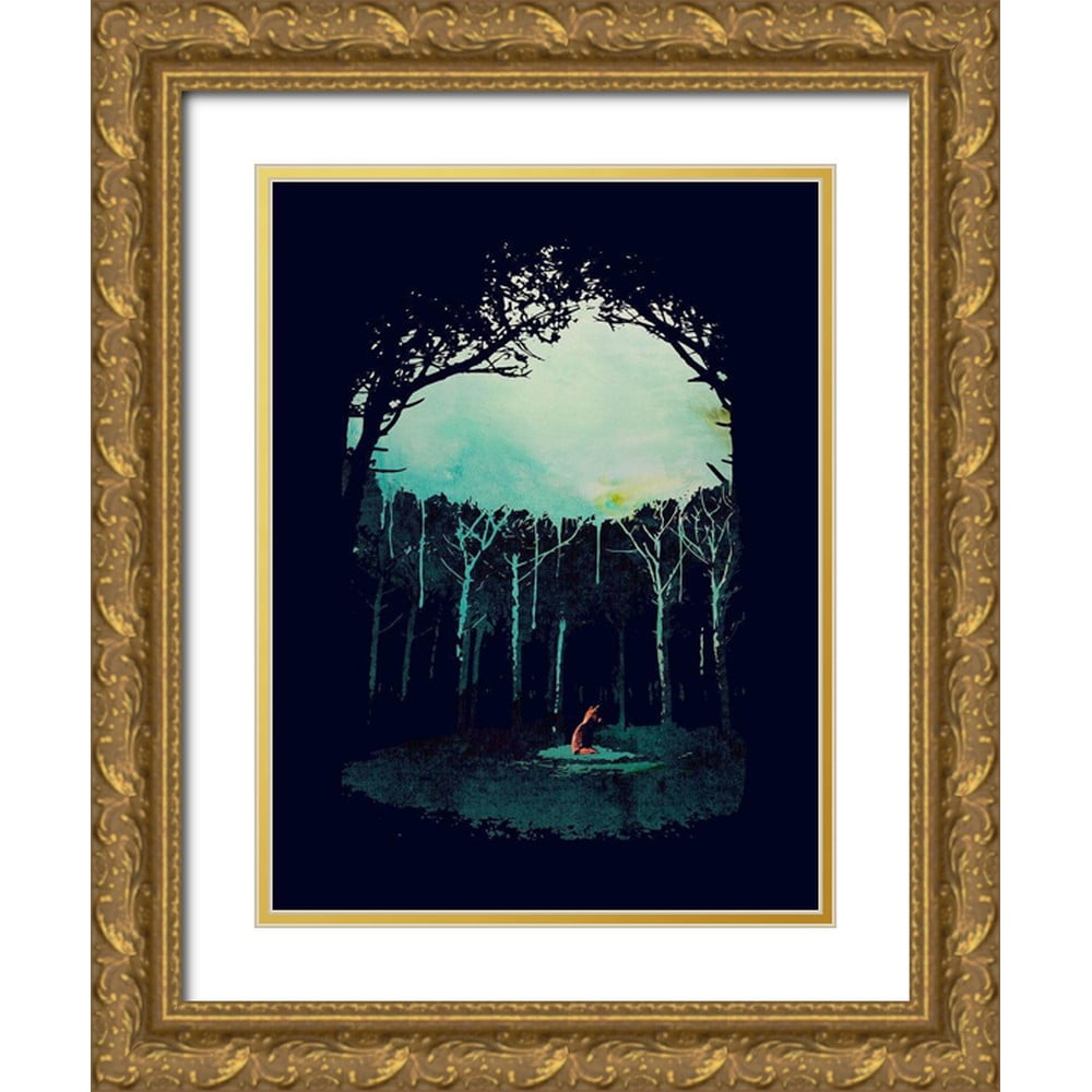 Farkas, Robert 19x24 Gold Ornate Wood Framed with Double Matting Museum ...