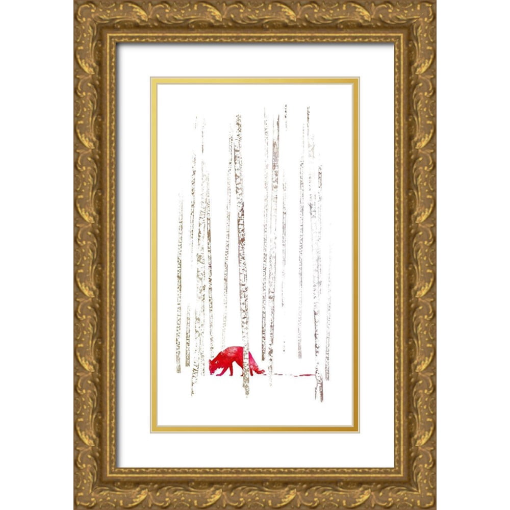 Farkas, Robert 20x32 Gold Ornate Wood Framed with Double Matting Museum ...