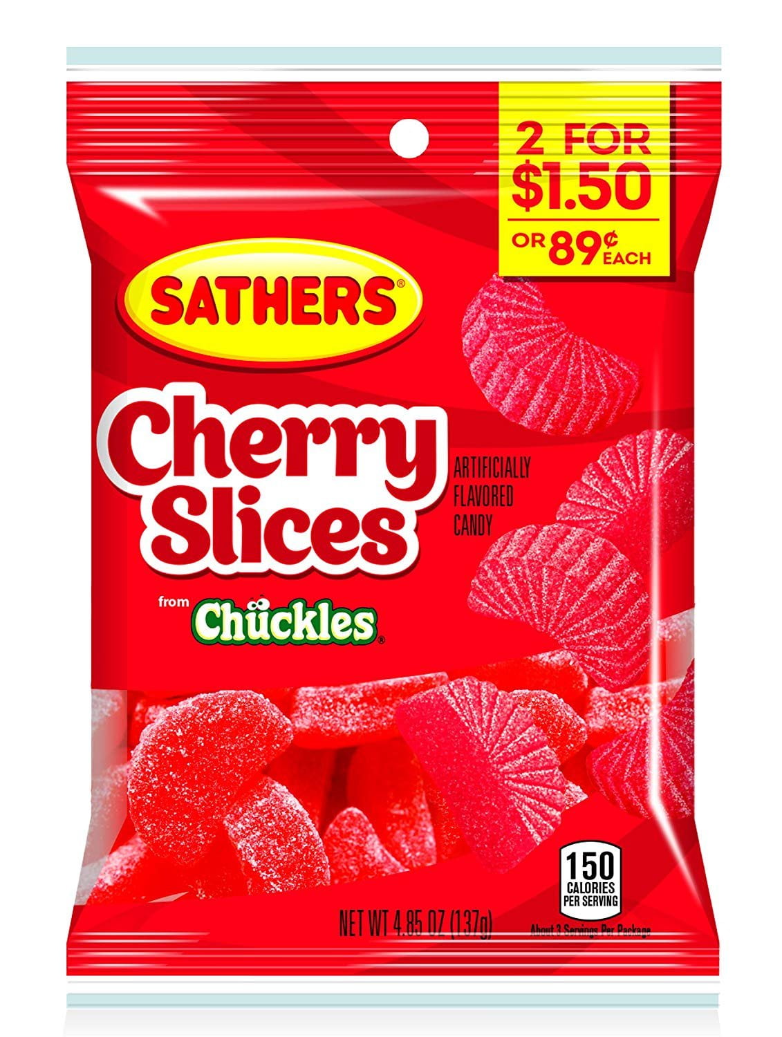Farley's & Sathers Candy, Cherry Slices, 4.85 Ounce, Pack of 12 ...