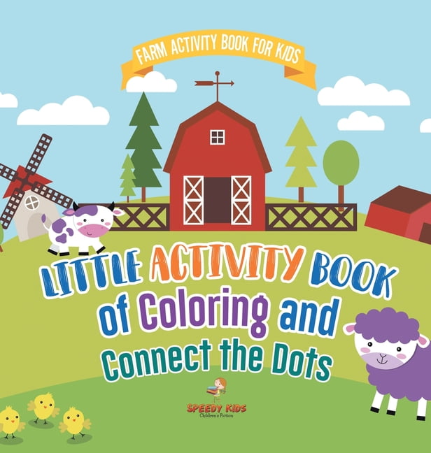 Farm Activity Book for Kids. Little Activity Book of Coloring and ...