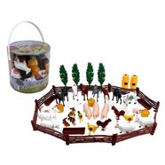 Adventure Force Farm Animals Bucket, 40 Pieces - Walmart.com