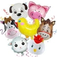 Farm Animal Balloons Birthday Decorations - BSL1 Farm Party Decorations ...
