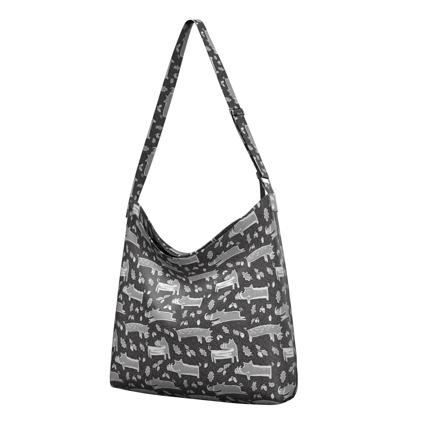 Farm Animal Cartoon Watercolor Crossbody Bag - Spacious Minimalist ...