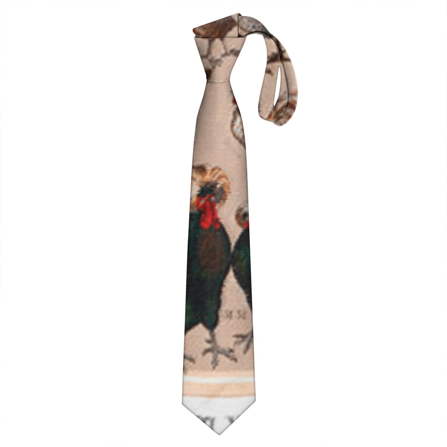 Farm Animal Chick Egg Themed Wedding Tie - Soft Satin Fabric Formal ...