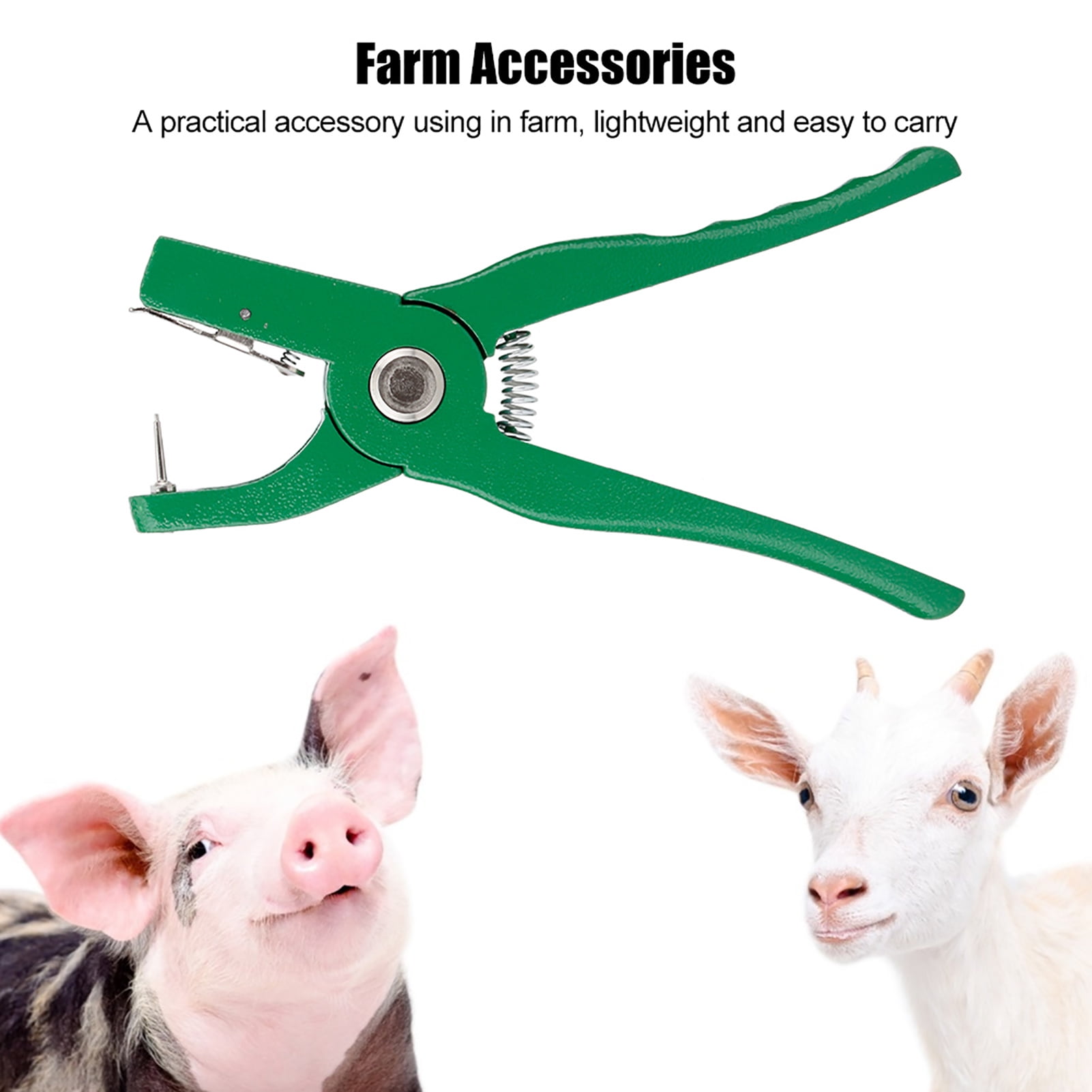 Farm Animal Ear Tagging Tool, Easy,Use Poultry Plier With Stainless ...