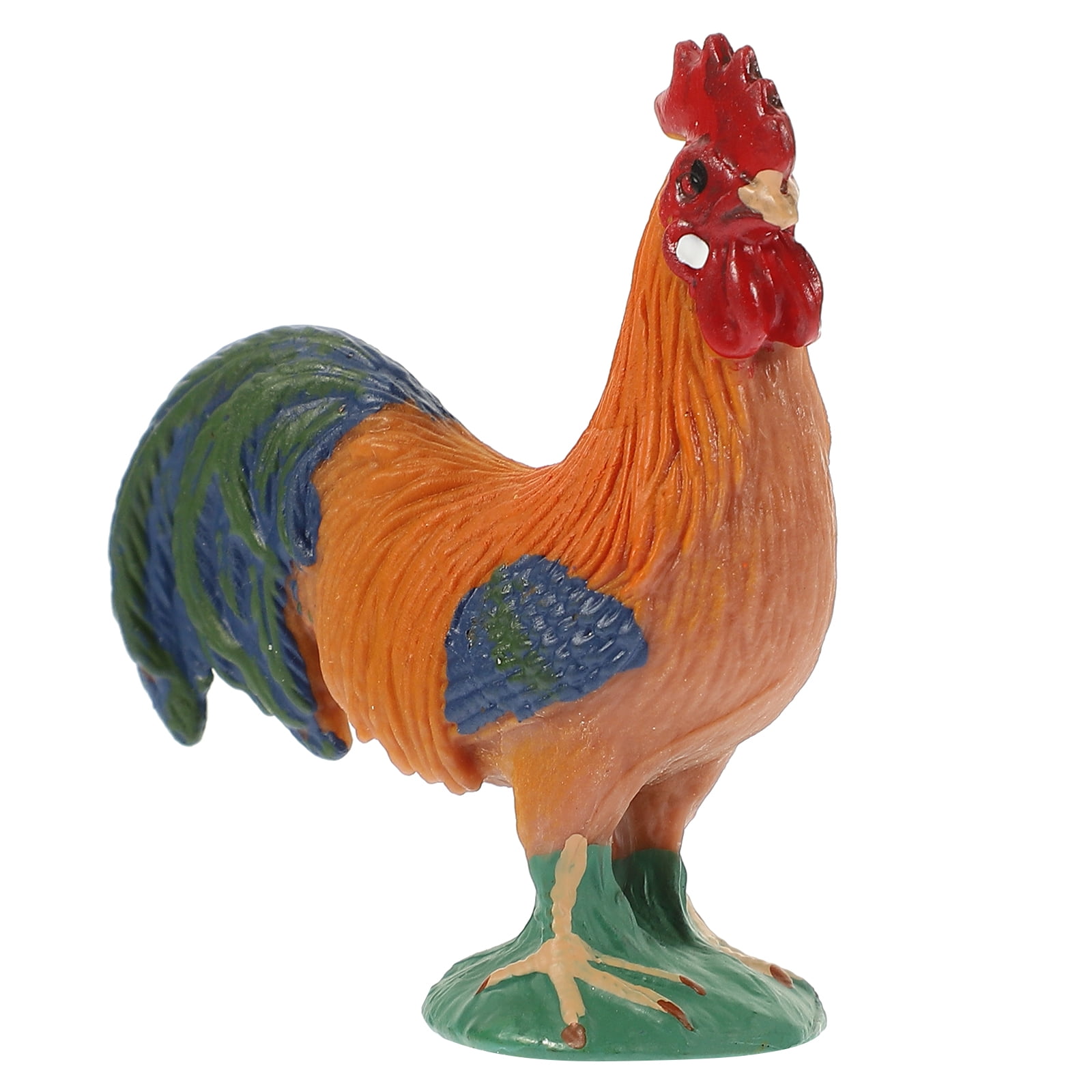 SOPOTUTU Home Decorative Prop Rooster Model Red ABS 1Pack - Walmart.com