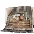 Farm Animal Friends Quilted Comforters Cooling Blanket Oversized King ...
