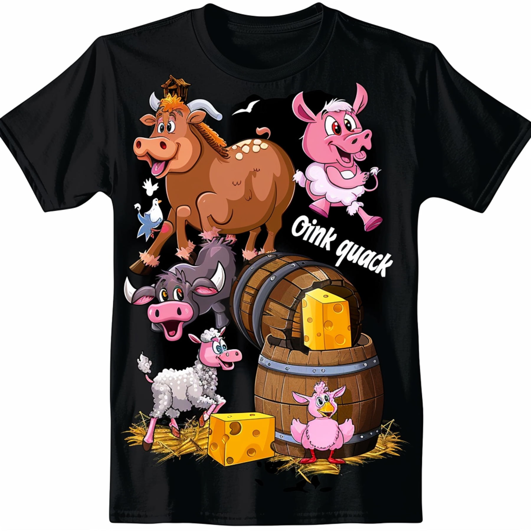 Farm Animal Fun: Oink Quack and Feast Cute Cartoon Baby Animals on ...