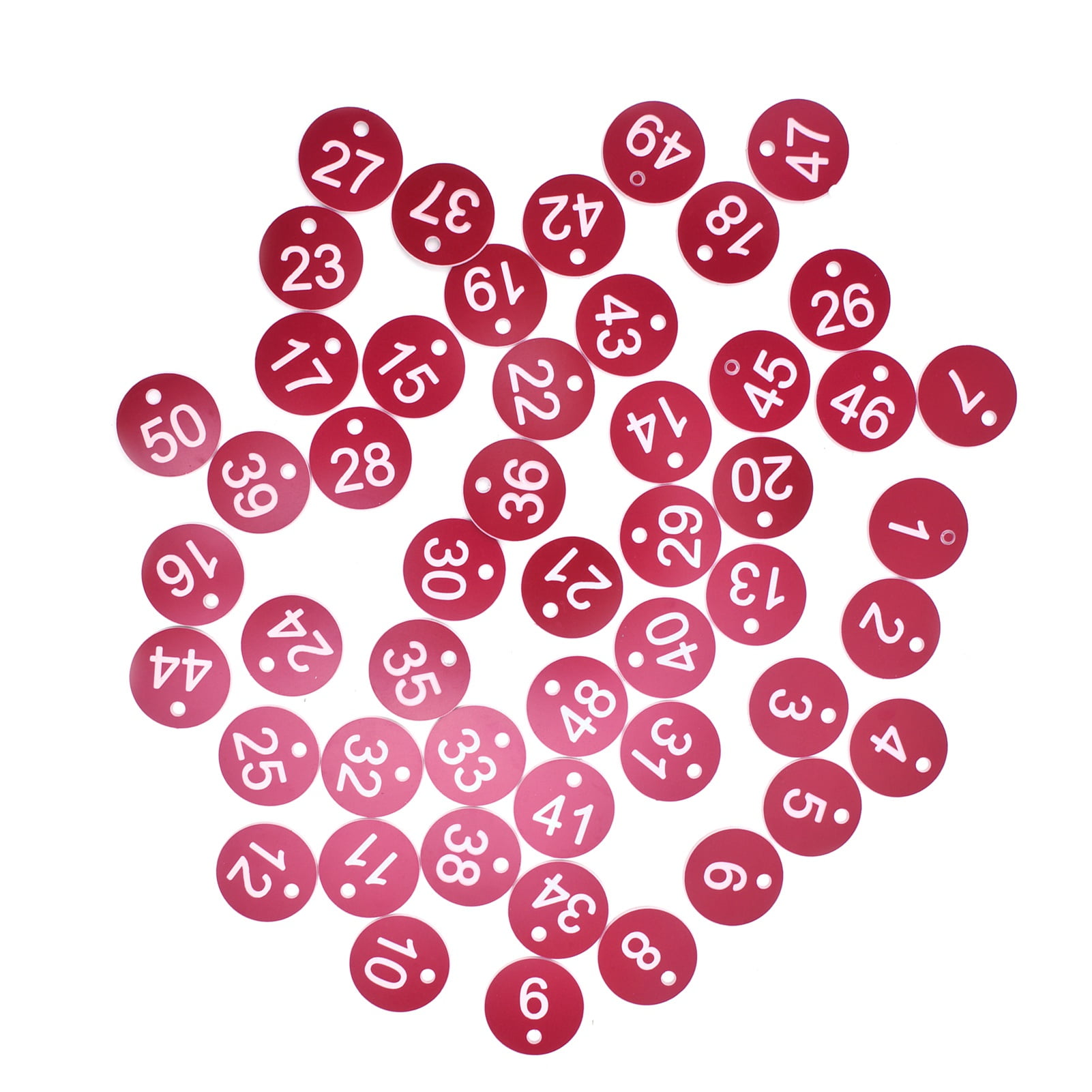 Farm Animal ID Tags, 50 Numbered Labels For Beekeeping Management, ABS ...