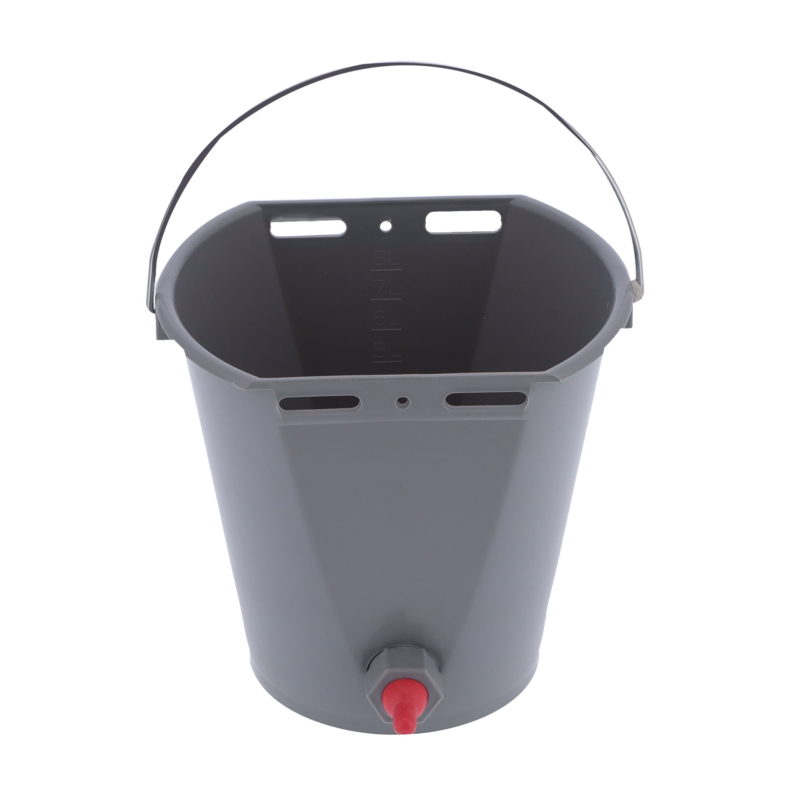 Farm Animal Milk Feeding Tool, 8L Bucket With Handle, Leak,Proof Valves ...