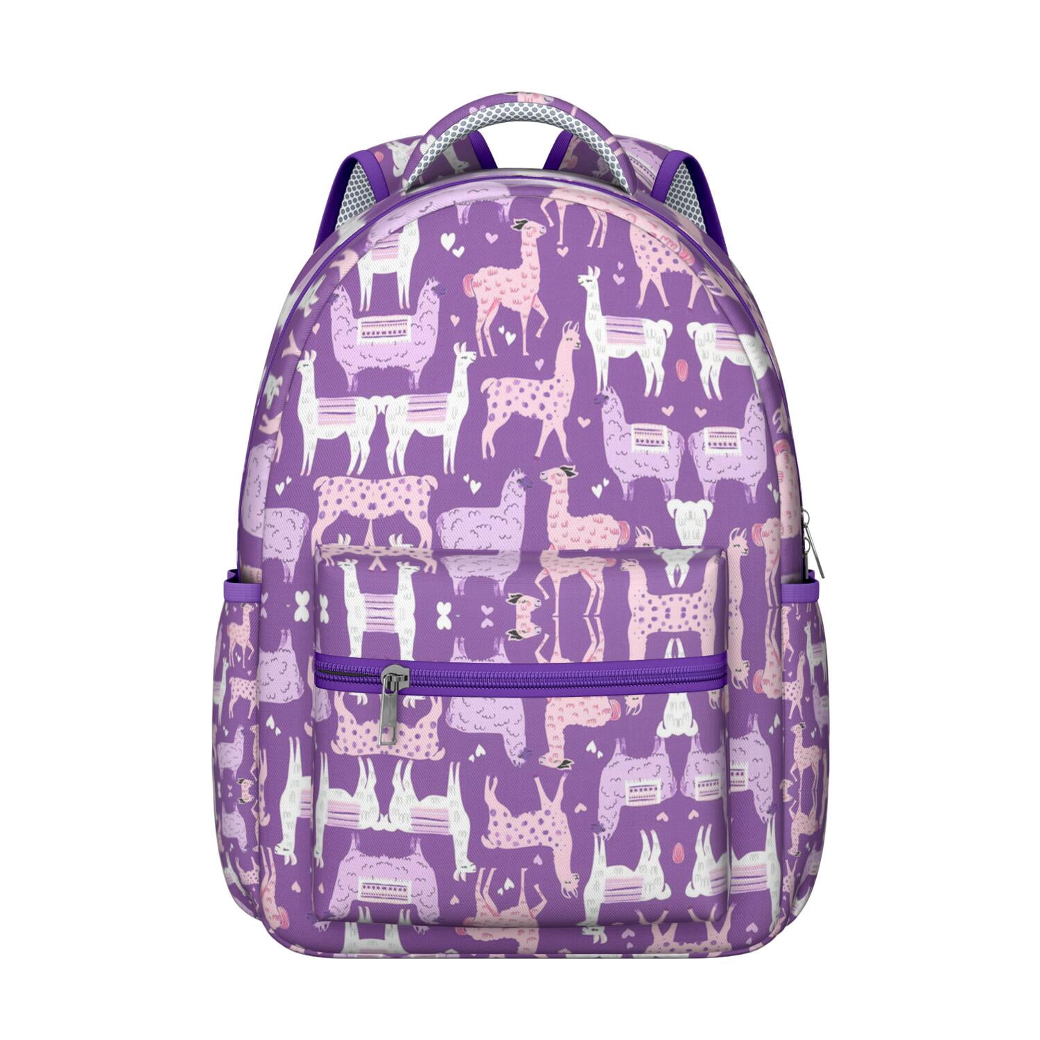 Farm Animal Pig Backpack for Student Cute Cartoon Watercolor Piggy ...