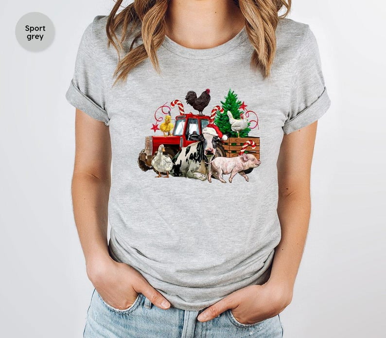 Farm Animal Shirt, Country Farm Life Shirt, Farm Dad Gifts, Farmer ...