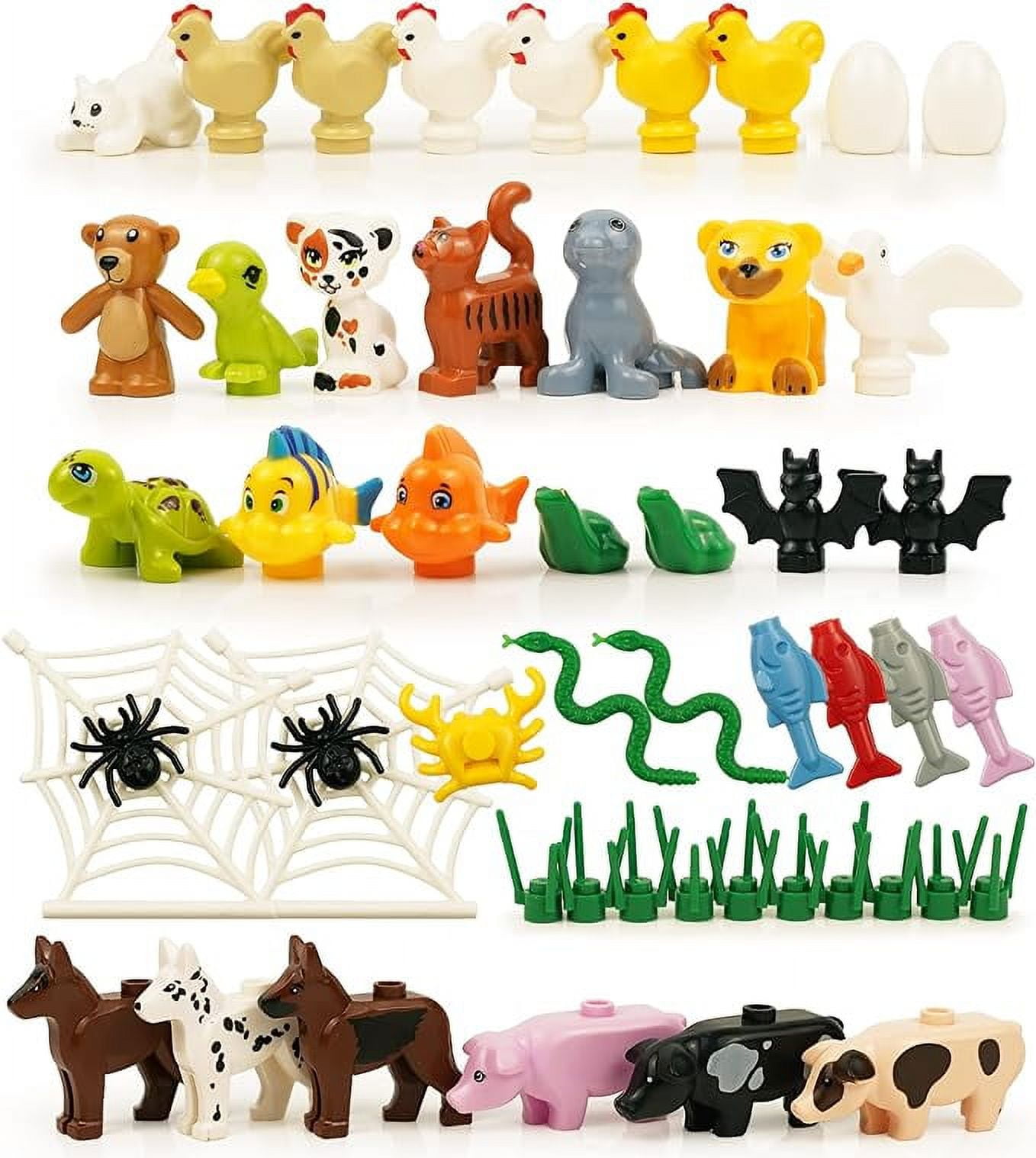 Farm Animals Accessories - Zoo Building Block Friends Pets Pack, People ...