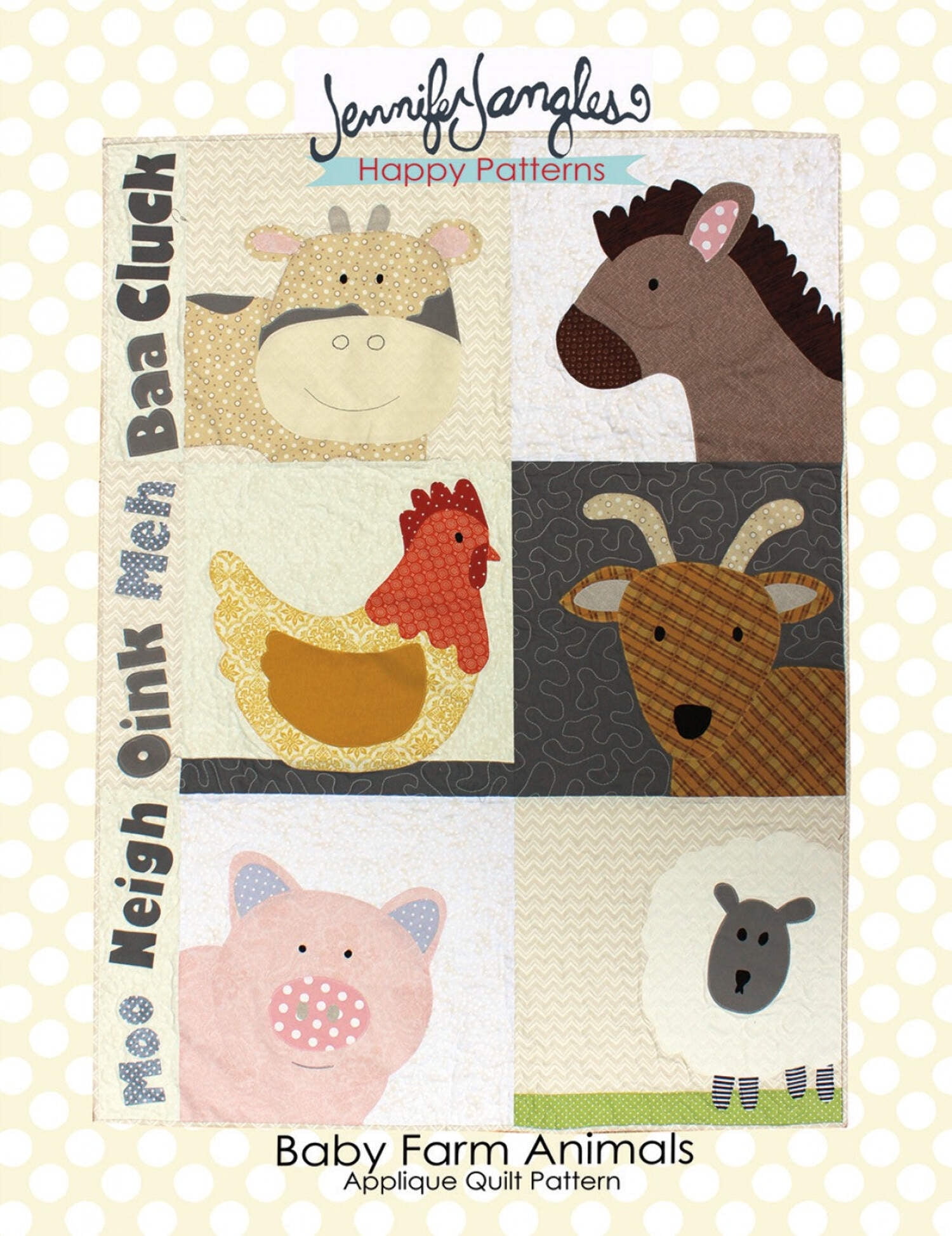 Farm Animals Applique Quilt - Walmart.com