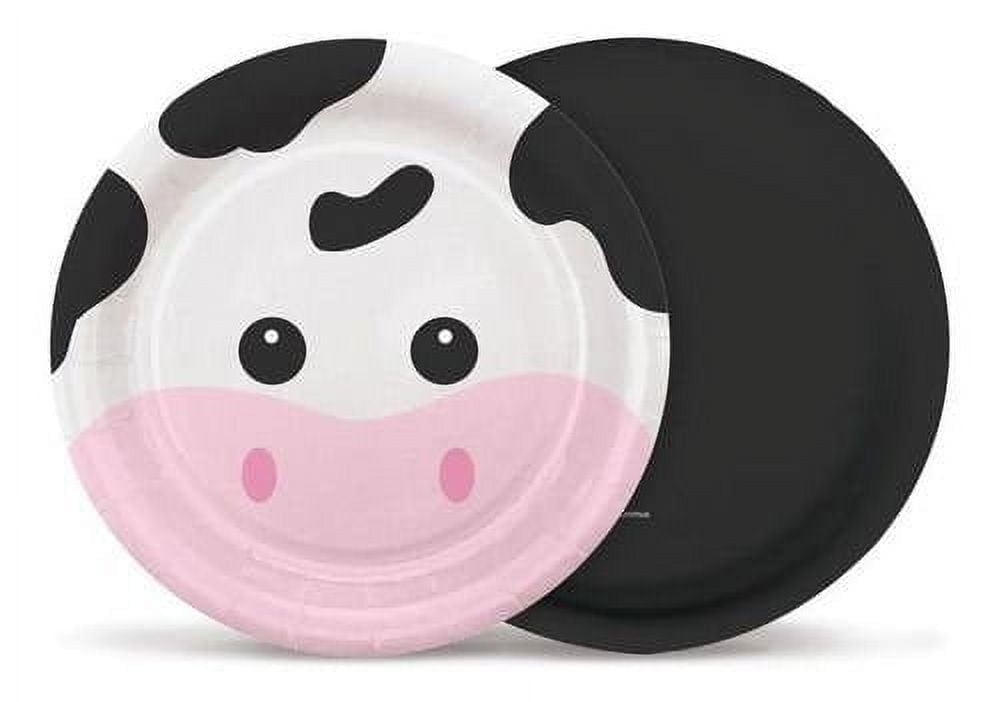 Farm Animals Birthday Cow Paper Plates 7" - 16 pack | 1st Birthday ...