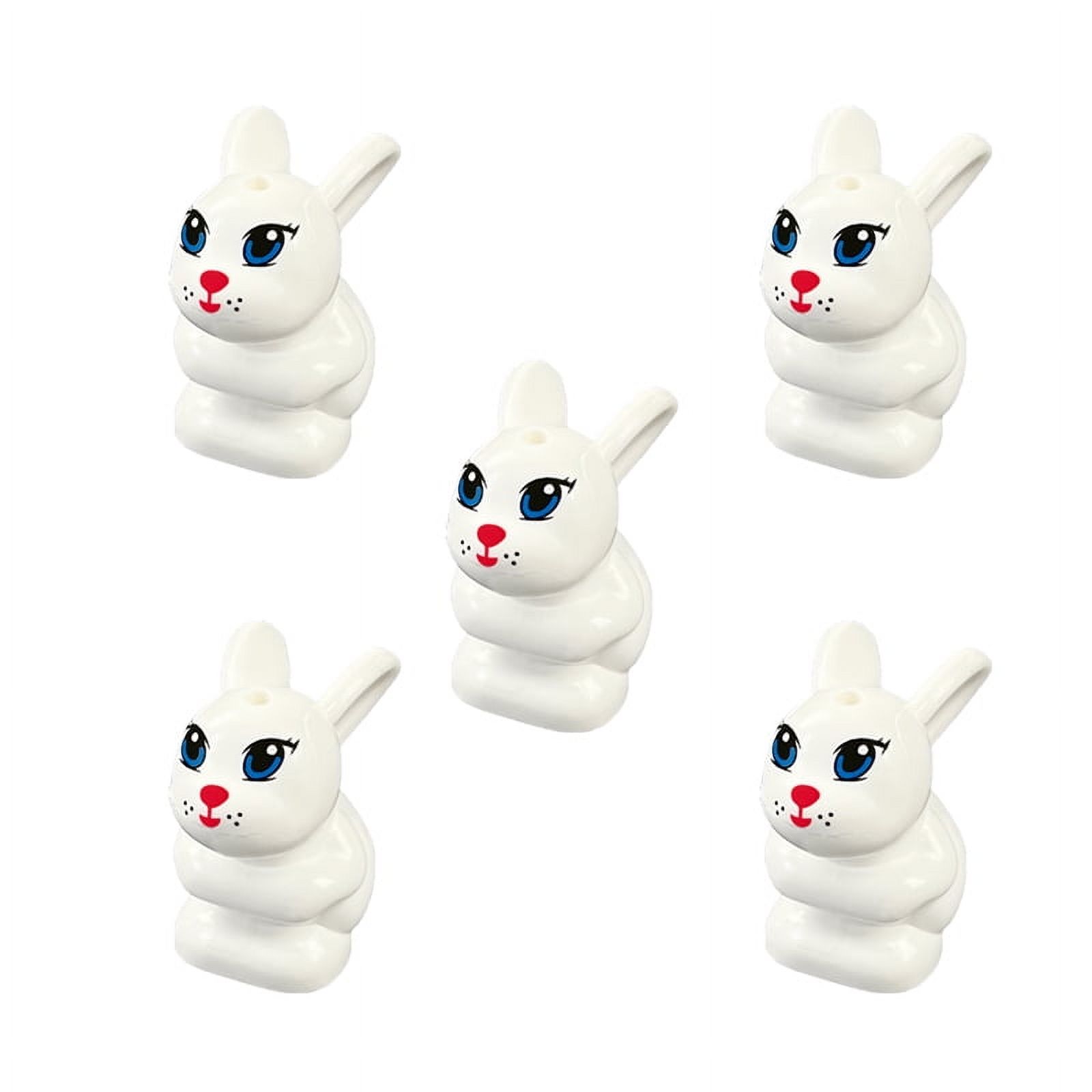 Farm Animals Blocks Moc Mini Building Bricks arctic rabbit squirrel Cat ...