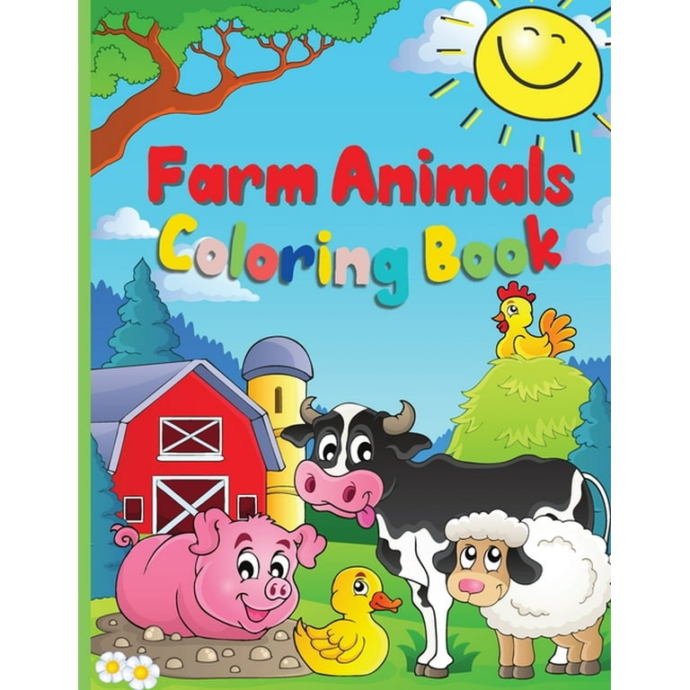 animal coloring pages cows pigs horses