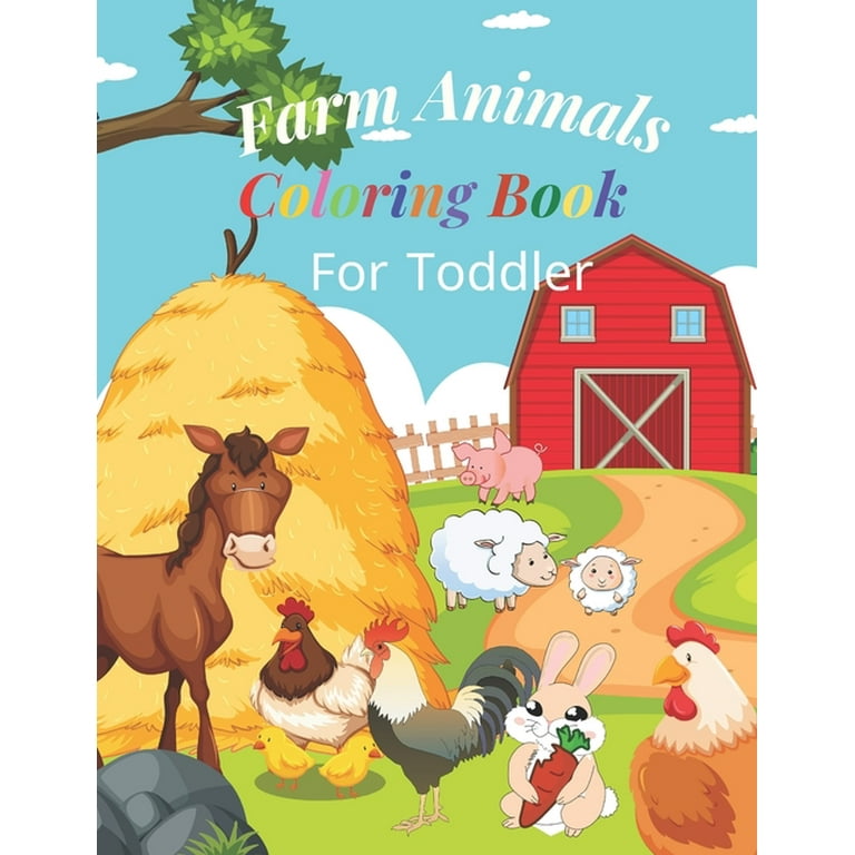 farm animal coloring pages for toddlers